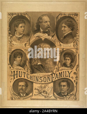 The Hutchinson Family tribes of John and Jesse Stock Photo - Alamy