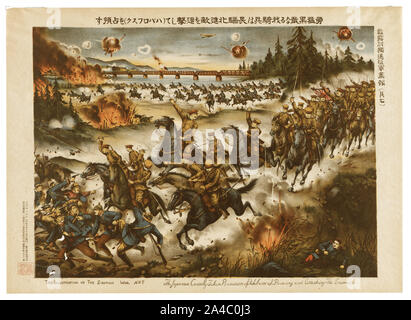 The Japanese cavalry taken possession of Khobarovsk pursuing Stock ...