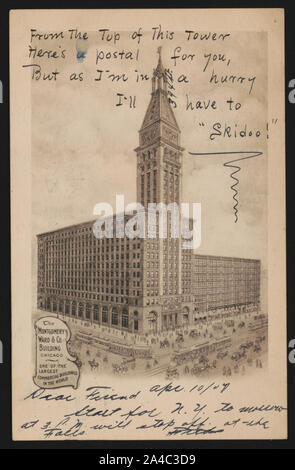 The Montgomery Ward & Co. building, Chicago One of the largest ...