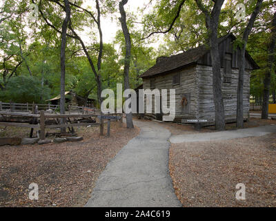 The Pickard Cabin at Log Cabin Village, a living-history museum complex ...