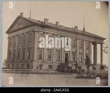 A historical photograph of the Virginia State Capitol in Richmond by ...