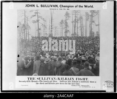 The Sullivan and Kilrain fight-John L. Sullivan, champion of the world ...