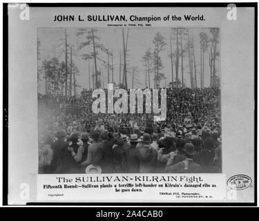 The Sullivan and Kilrain fight-John L. Sullivan, champion of the world ...
