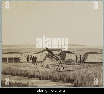 The Swamp Angel Battery from drawing, Civil War Photographs 1861-1865 ...