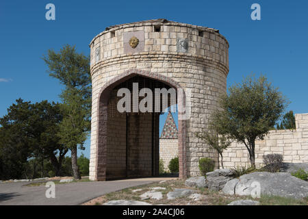 Falkenstein Castle, built from scratch as a residence by Kim and Terry ...