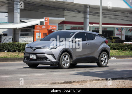 Chiangmai, Thailand - October 1 2019: Silver New Toyota CHR Subcompact ...