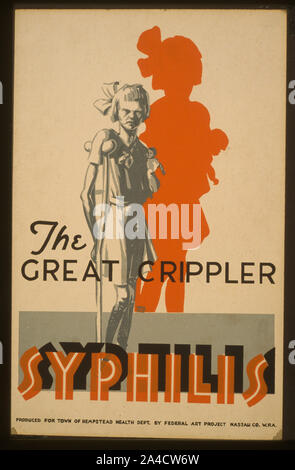 The great crippler - syphilis Stock Photo - Alamy
