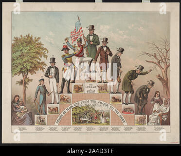 The Life and Age of Man-Stages of Man's Life, from the Cradle to the ...