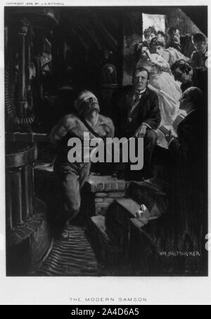 The modern Samson - Wm. Balfour-Ker Stock Photo - Alamy