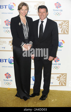 Lord Sebastian Coe (Seb Coe) and his wife Carole Annett Stock Photo - Alamy