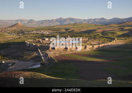 At Takab, Iran. 04th June, 2017. Two Kurdish men near the temple and ...