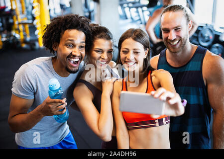 Sport, teamwork, unity, gym, teambuilding, motivation, active life ...