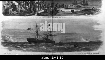 Firing on the ‘Star of the West‘ from the South Carolina battery on ...