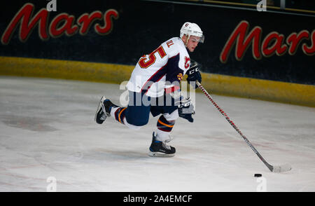 Luke Tull of Guildford Phoenix during National Ice Hockey League ...