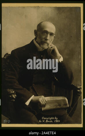 Thomas C. Platt, three-quarter length portrait, seated in chair, facing ...