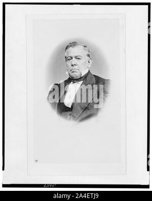 Thomas Corwin, head-and-shoulders portrait, facing front Stock Photo ...