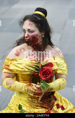 The Zombie Walk of Paris 2019 - France Stock Photo - Alamy