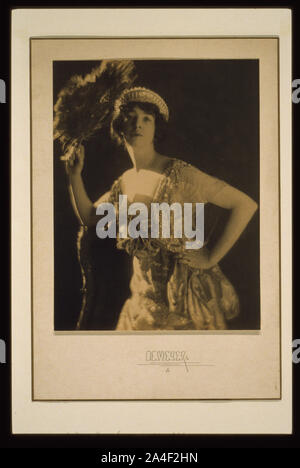 Three-quarter length portrait of Gertrude Vanderbilt Whitney (Mrs ...