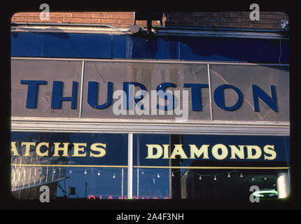Thurston sign, Lake Street, Minneapolis, Minnesota; ca. 1984 Stock ...
