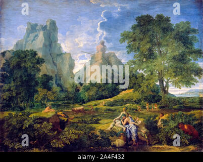 Nicolas Poussin, French history and landscape painter of the classical ...