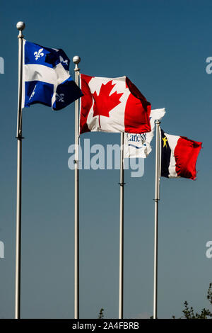 Flags Carleton, Quebec, CA Stock Photo - Alamy