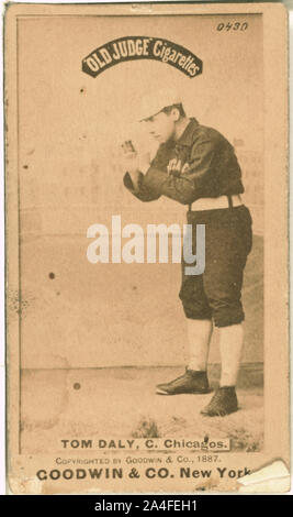 Tom Daly, Chicago White Stockings, baseball card portrait Stock Photo ...