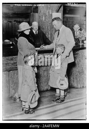 Tom Gibbons and family Stock Photo - Alamy