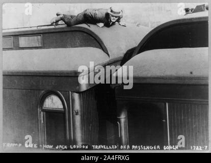 Tramp life - how Jack London travelled on a passenger coach Stock Photo ...