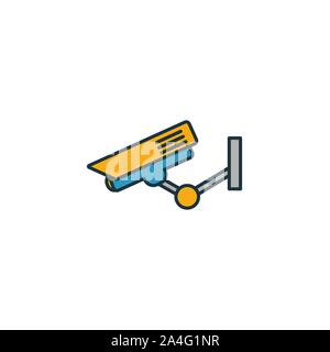 Street Camera icon from security collection. Simple line element Street ...