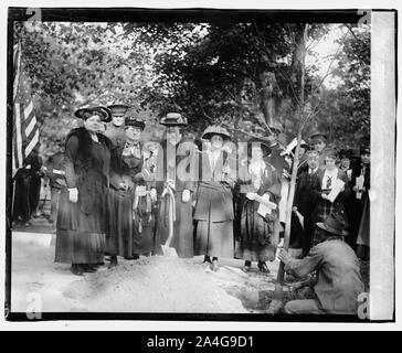 Tree planting, Fed. of Women's Clubs, 5-5-20 Stock Photo - Alamy