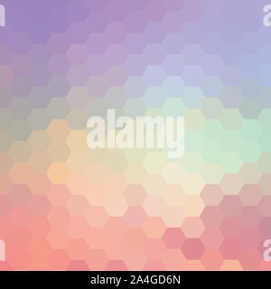 pastel hexagons. abstract layout for advertising Stock Vector Image ...