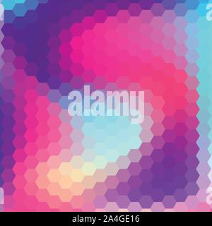 Abstract colored hexagon background. layout for the presentation ...