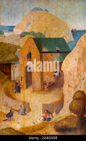 A painting by a follower of Jheronimus Bosch, *Christ in Limbo* depicts ...