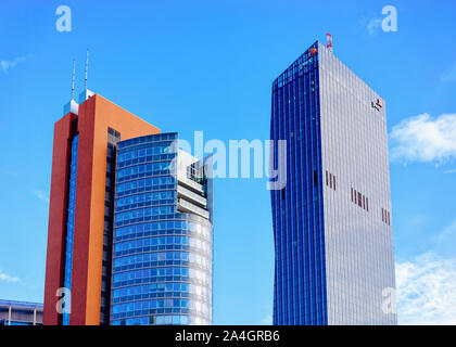 pwc PricewaterhouseCoopers Blue Glass Business office building ...