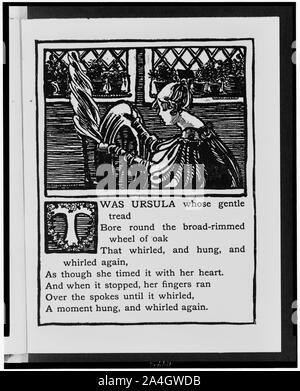 Twas Ursula whose gentle tread ... - (Ethel Reed Stock Photo - Alamy