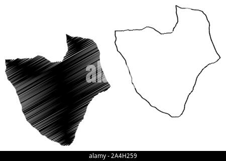 Misrata District (Districts of Libya, State of Libya, Tripolitania) map ...