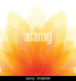 orange vector hexagons. abstract background. layout for advertising ...