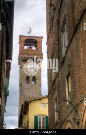Lucca Clock Tower 1 Stock Photo - Alamy