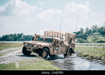 United States Marine Corps Colonel Mike Edson conducts a staff meeting ...