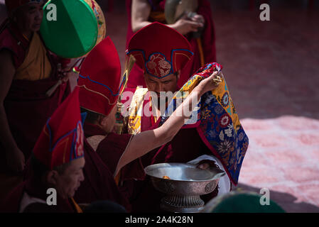 Takthok Monastery festival in Ladakh Stock Photo - Alamy