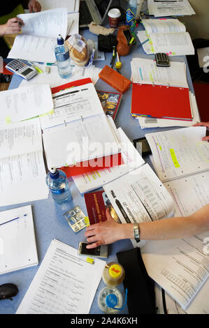 Busy office life Stock Photo - Alamy