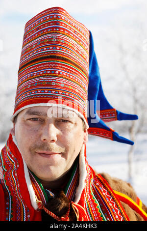 Portrait of Laplander man. Lapp / Lapps / Laplander / Laplanders ...