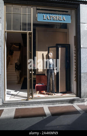 Brand La Perla underwear lingerie window store in Rome Italy, shopping ...