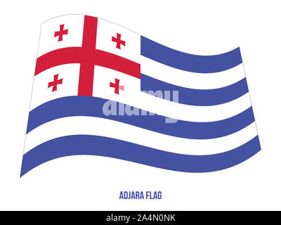 Flag of the Autonomous Republic of Adjara Stock Photo - Alamy