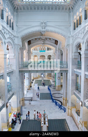 Interior of the Cibeles Palace in Madrid, Spain Stock Photo - Alamy