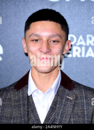 Daniel Frogson attending the premiere of His Dark Materials held at the ...