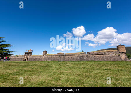 Walls of the Citadel of Jaca, Jaca, Aragon, Spain Stock Photo - Alamy