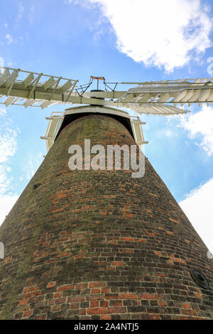 Windmill sails on Norfolk Broads Stock Photo - Alamy