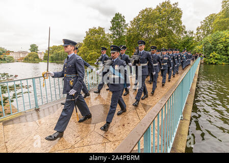 Royal Air Force RAF marching regiment at the Lord Mayor's Show ...