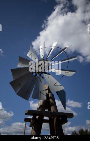 Western Ranch with Windmill Stock Photo - Alamy